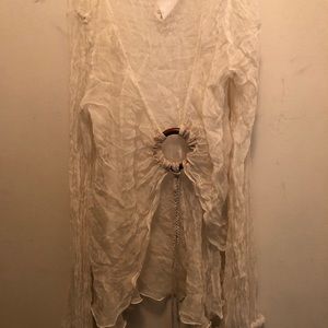 Jennifer Lopez | Tops | Jlo Sheer Silk Shirt Size Medium | Poshmark